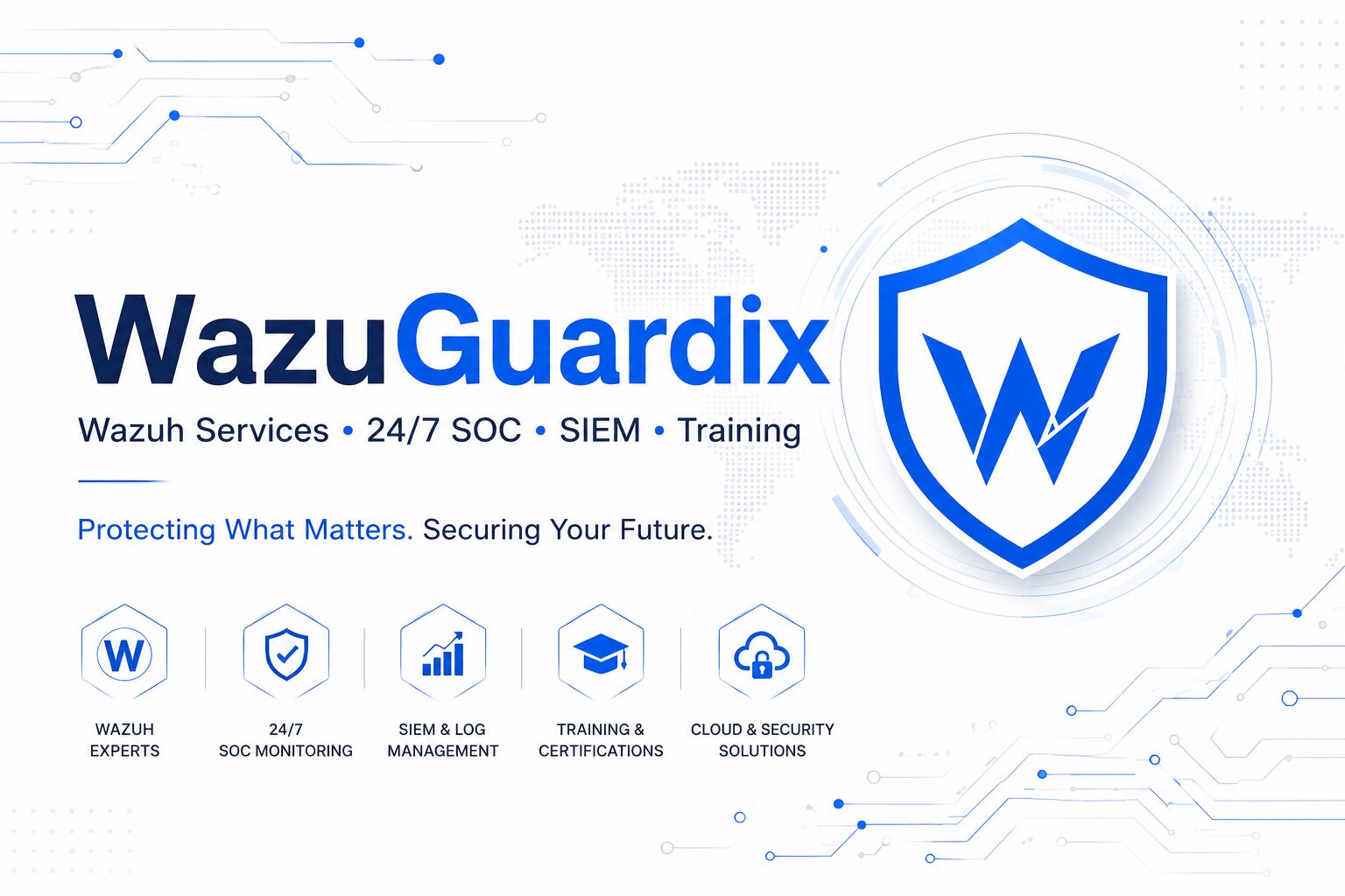 Wazuh Services, Training & 24/7 Wazuh SOC | WazuGuardix
